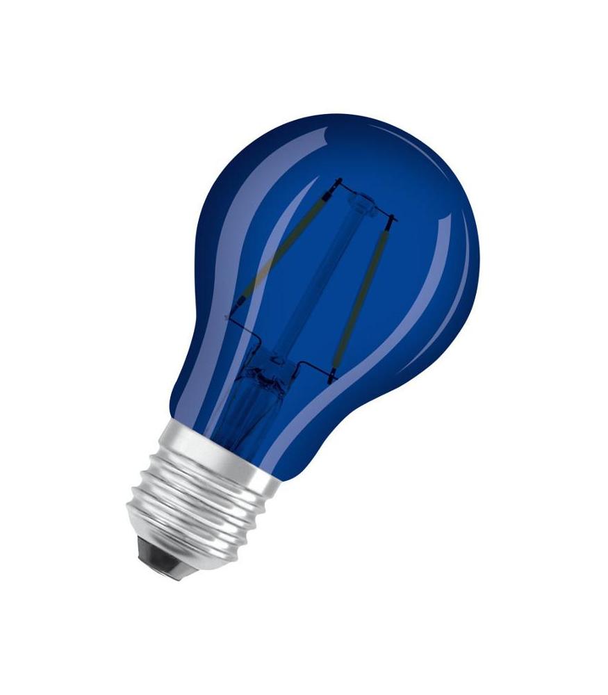 Blue LED Lamp Star Deco Classic A 15 Colored Lamps