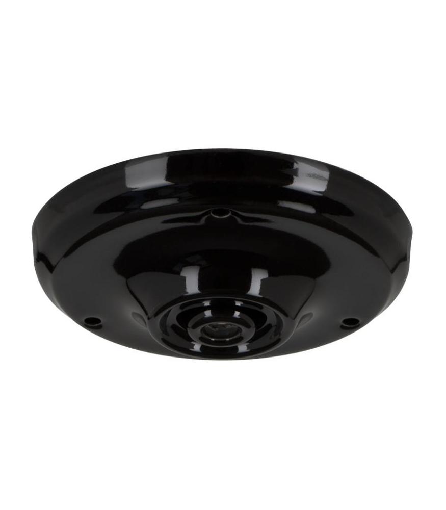 Elevate Your Space with Porcelain Black Decorative Ceiling Cup ...