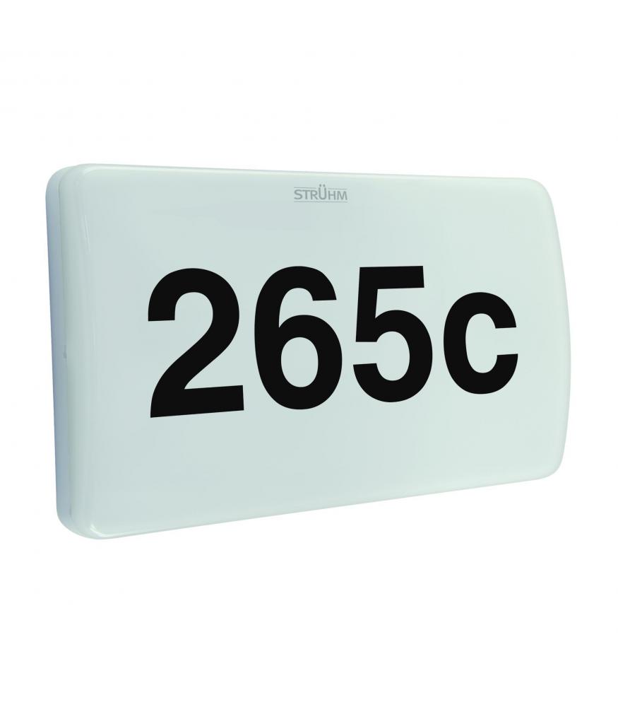 Dustproof LED Luminaire Morgan 20W White NW luminaire MORGAN white, Strühm