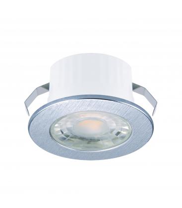 Water-Resistant LED Luminaire FIN C 3W Silver Ceiling Wall