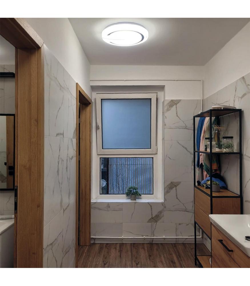 Ceiling LED Luminaire FALON C 48W NW Black, Neutral White Light ...