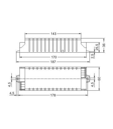LEDline EDXe 170 70W Driver Fuentes de alimentación y controladores LED
